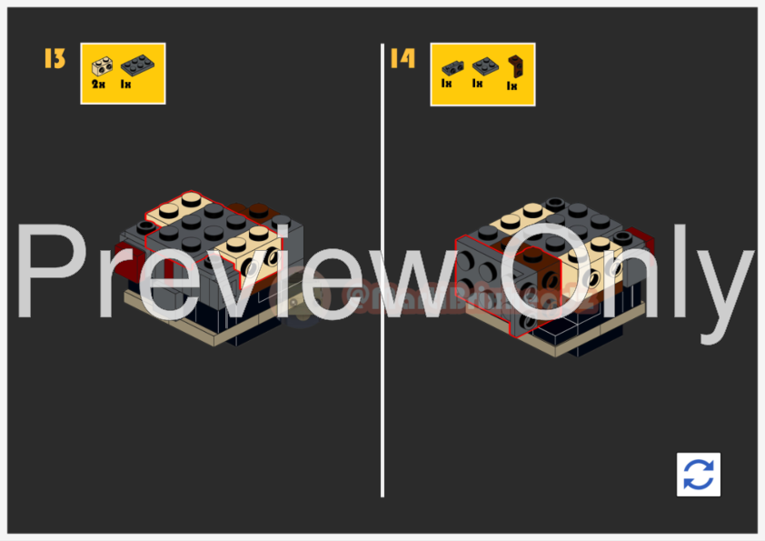 LEGO MOC Crosshair Brickheadz MOC by Martibrix | Rebrickable - Build ...