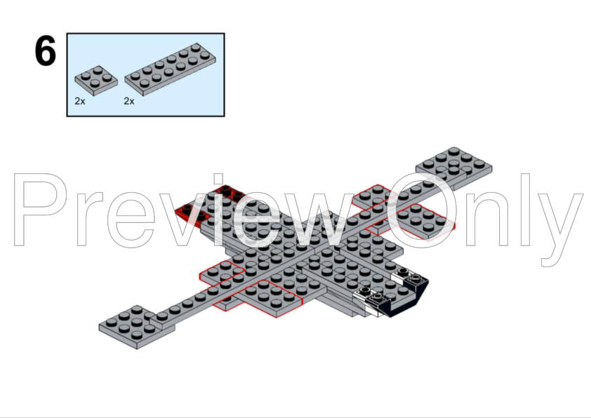 LEGO MOC P-47 Thunderbolt by Sean.1 | Rebrickable - Build with LEGO