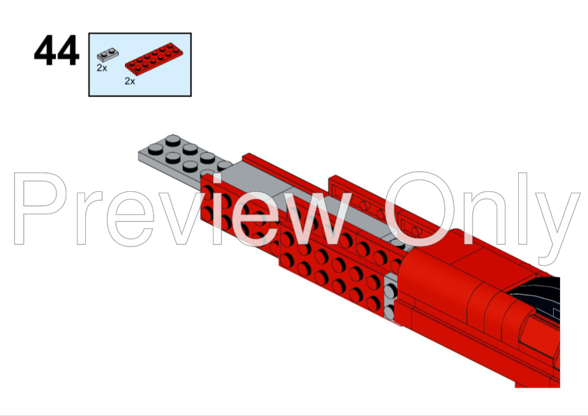 LEGO MOC Gloster Meteor F-4. svg - Red livery 1:35 by Soiij ...