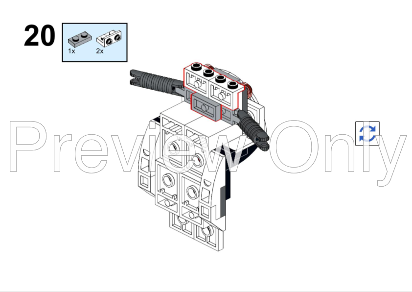 Lego Moc Clone Scout Speeder Alternate Build Of 2 X 75378 Barc