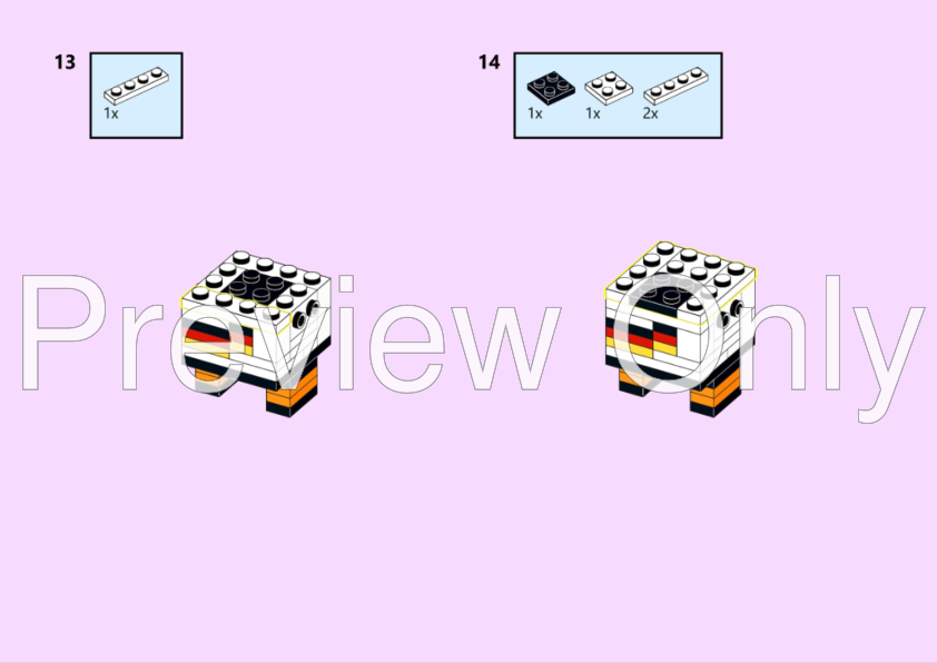LEGO MOC Football Mascot - Germany Paule by GetMeBricked | Rebrickable ...