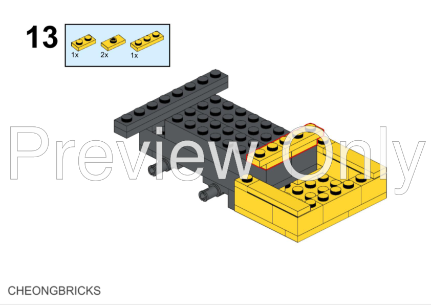 Lego Moc Mobile Crane By Cheongbricks Rebrickable Build With Lego