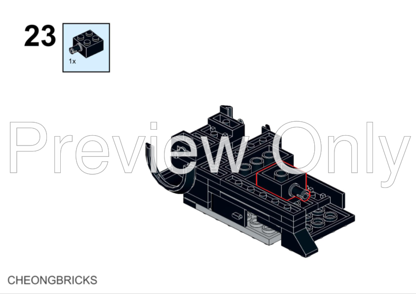 LEGO MOC GENERATOR TRUCK by CheongBricks | Rebrickable - Build with LEGO