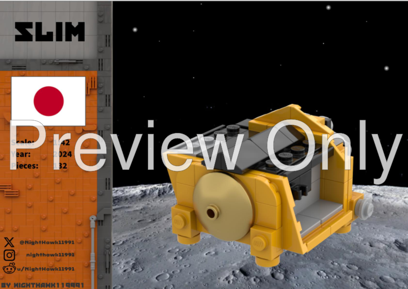 LEGO MOC SLIM Lander (Smart Lander for Investigation Moon) 1:42 by ...