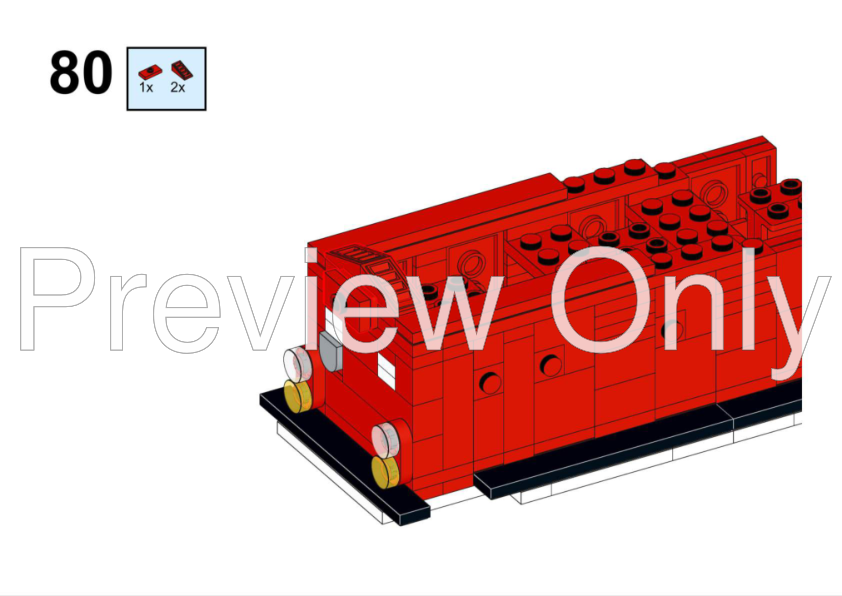 LEGO MOC DB BR 204 (8 wide) by deadbird988 | Rebrickable - Build with LEGO