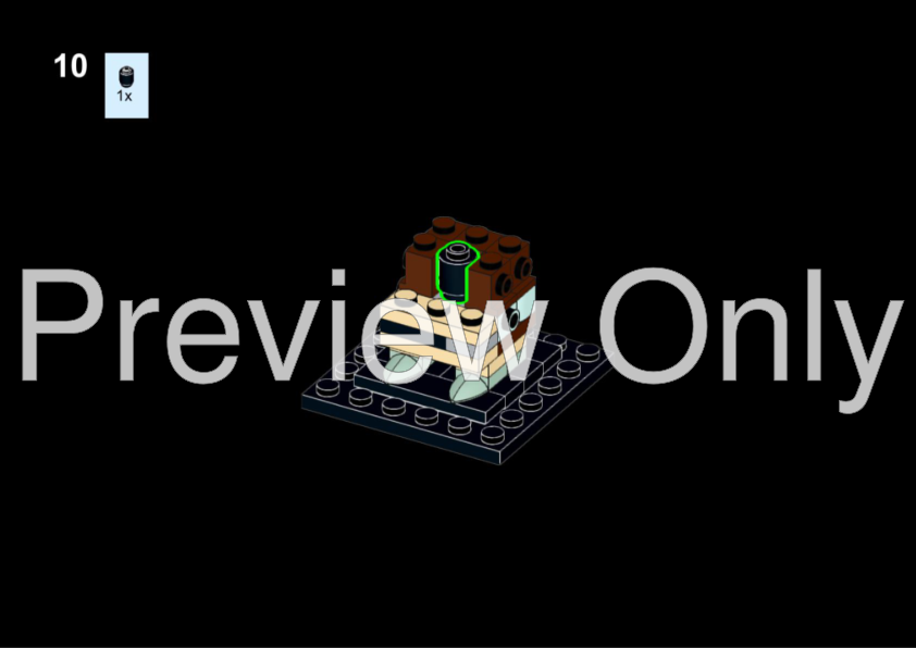 LEGO MOC Yaddle Brickheadz by Ant0noo | Rebrickable - Build with LEGO