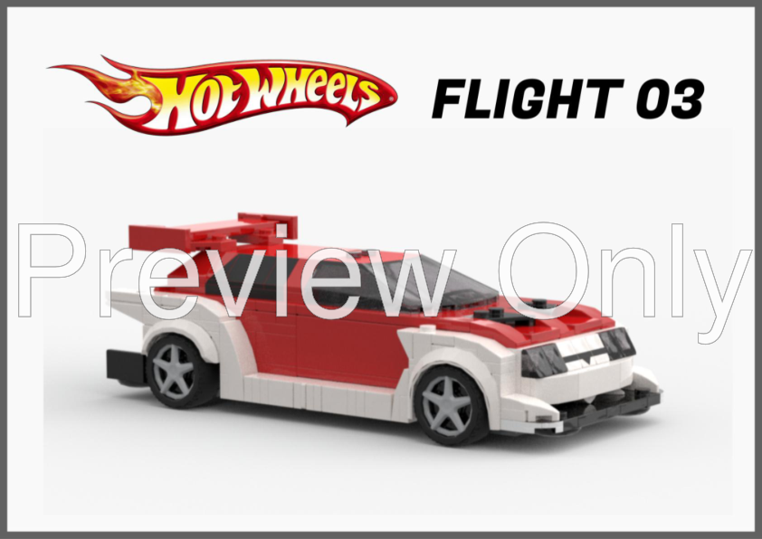 LEGO MOC Hot Wheels Flight 03 (9 stud) by Peul_BrickWorks | Rebrickable ...