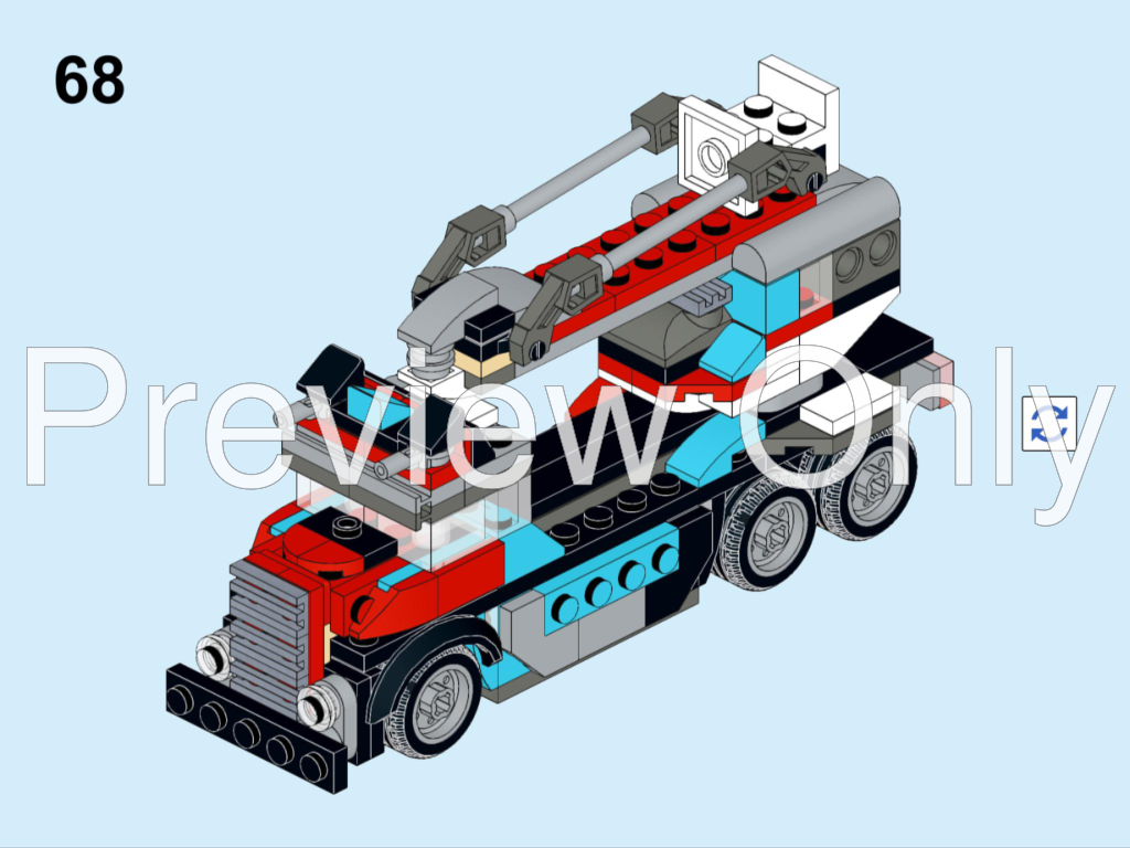 LEGO MOC-183425 31146 Cherry Picker by PeterSzabo | Rebrickable - Build ...
