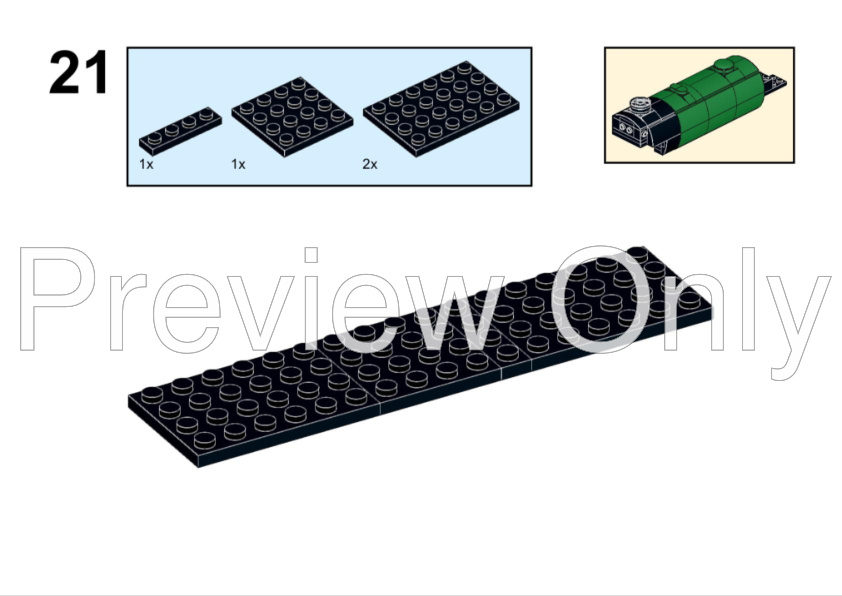 LEGO MOC Henry the Green Engine by WoodenToby | Rebrickable - Build ...