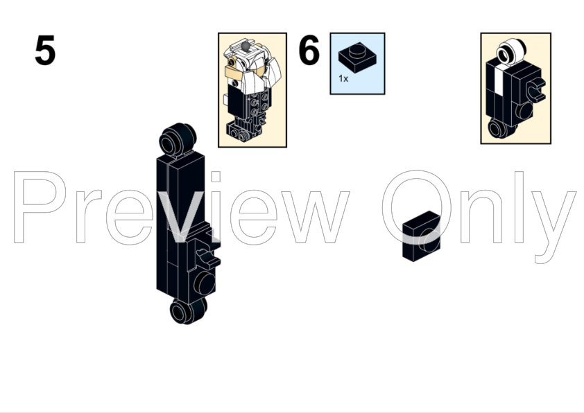 LEGO MOC Rem figure by portalmaster9 | Rebrickable - Build with LEGO