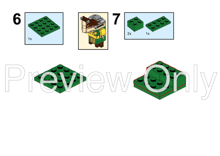 LEGO MOC Mok Shaiz Brickheadz (standing version) by Aseir | Rebrickable ...