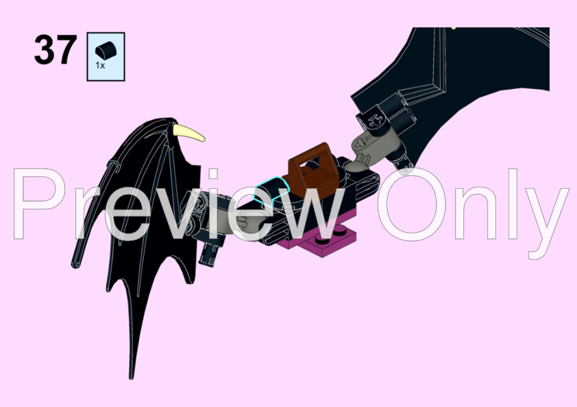 LEGO MOC Nightmare Wyvern by MillenniumDice | Rebrickable - Build with LEGO