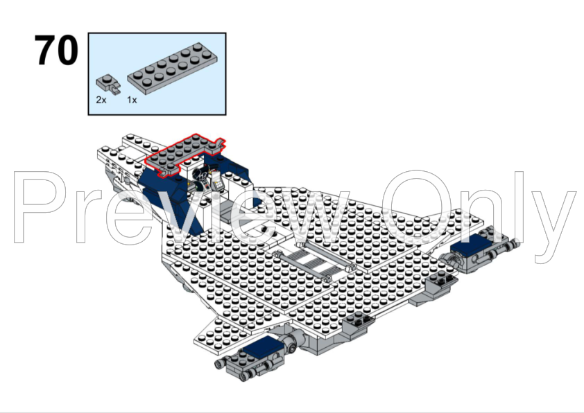 LEGO MOC-183846 Alpha Class NV1 Starship - Aion's Compass by SlamTrunk ...