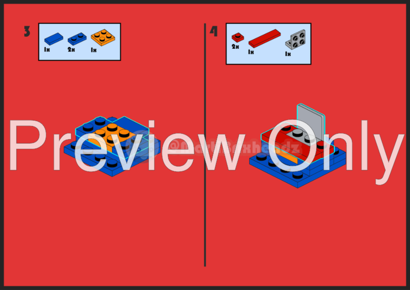 LEGO MOC Mario + Luigi Brickheadz MOC Instructions + Parts List by ...