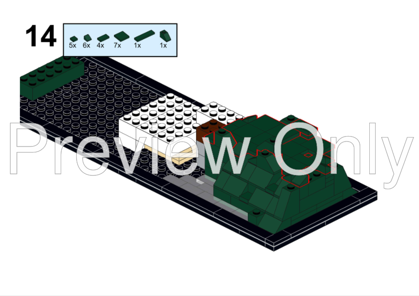 LEGO MOC-183986 Extension of Great Wall of China - 21041 - High ...