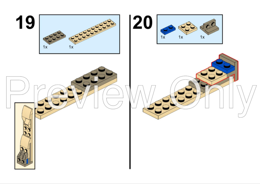 LEGO MOC-184152 Blue Morpho Life Cycle (21342-1 Modification) by Mr ...