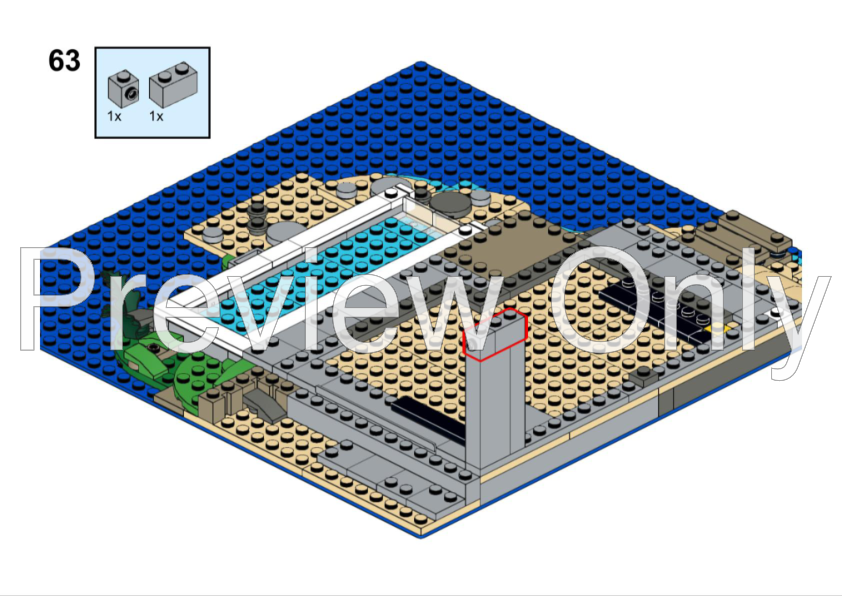 LEGO MOC-184196 Modern Beach House by Brick Artisan | Rebrickable ...