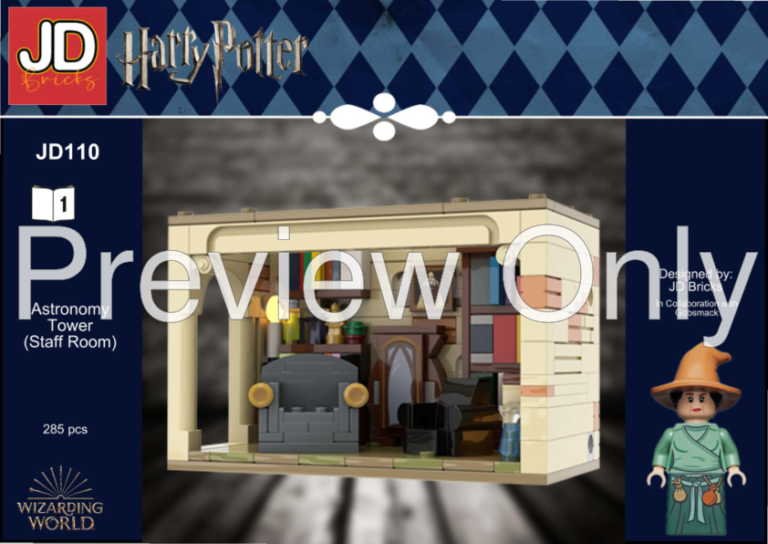 LEGO MOC MOC - HP Modular - Staff Room by JD Bricks | Rebrickable ...