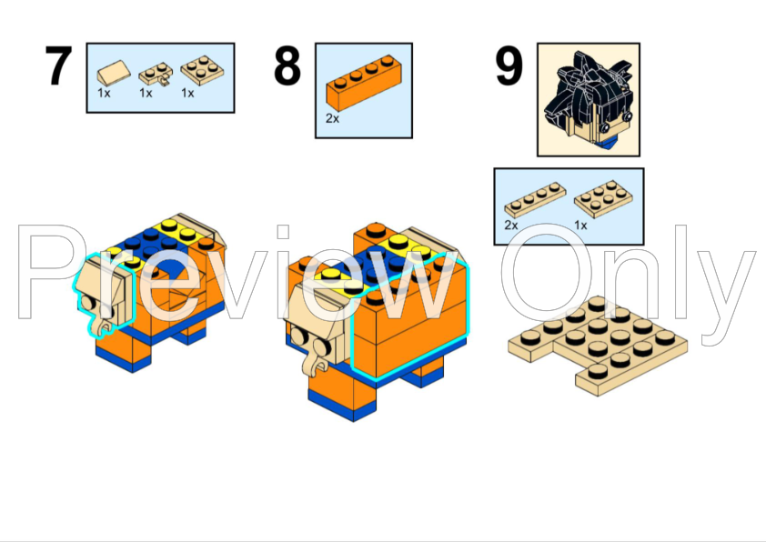 LEGO MOC Son Goku Dragon Ball Z BrickHeadz by LP14 | Rebrickable ...