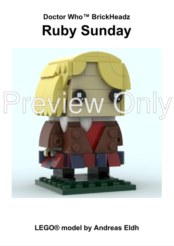 LEGO MOC Doctor Who: Ruby Sunday by Andreas_Eldh | Rebrickable - Build ...
