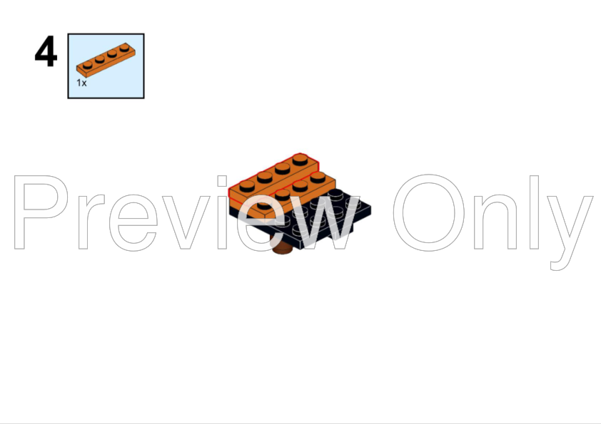 LEGO MOC Captain RedBeard Brickheadz by Coral_Bricky | Rebrickable ...