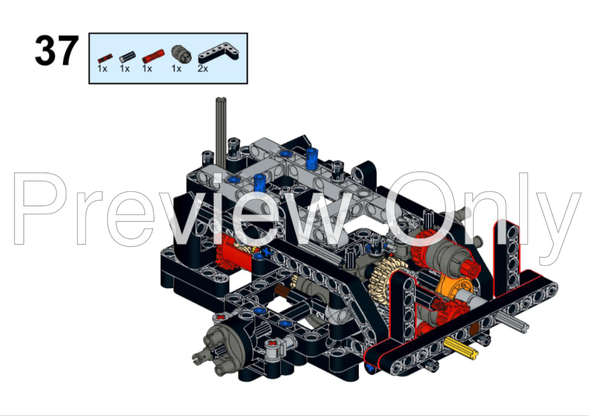 LEGO MOC 42110 Shovel by RinivanDongen | Rebrickable - Build with LEGO
