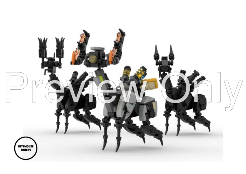 LEGO MOC Grazer, Lancehorn, and Fanghorn: Horizon by bitemouse ...