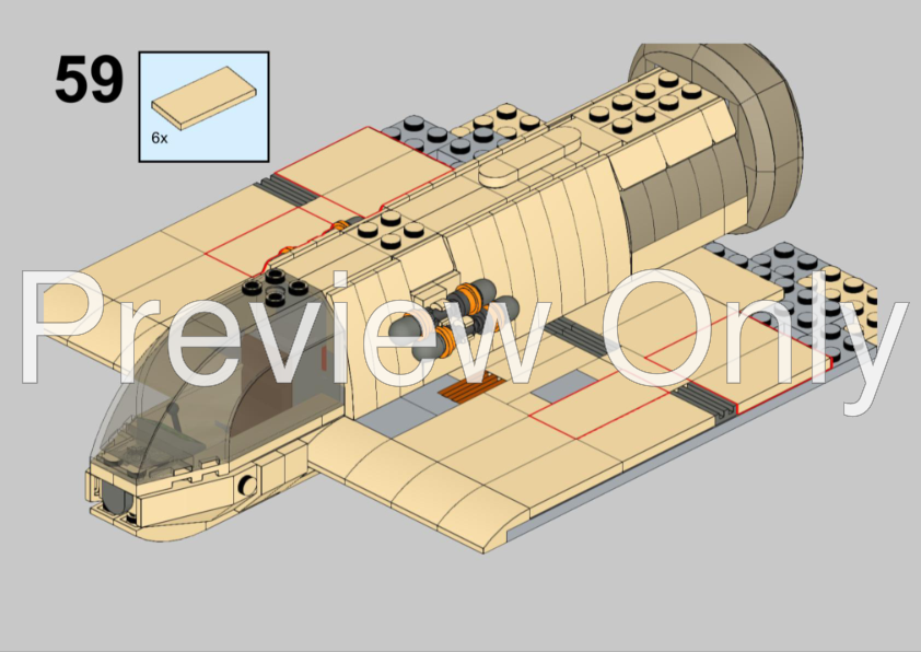 LEGO MOC CloakShape Fighter by Tiggerljc | Rebrickable - Build with LEGO