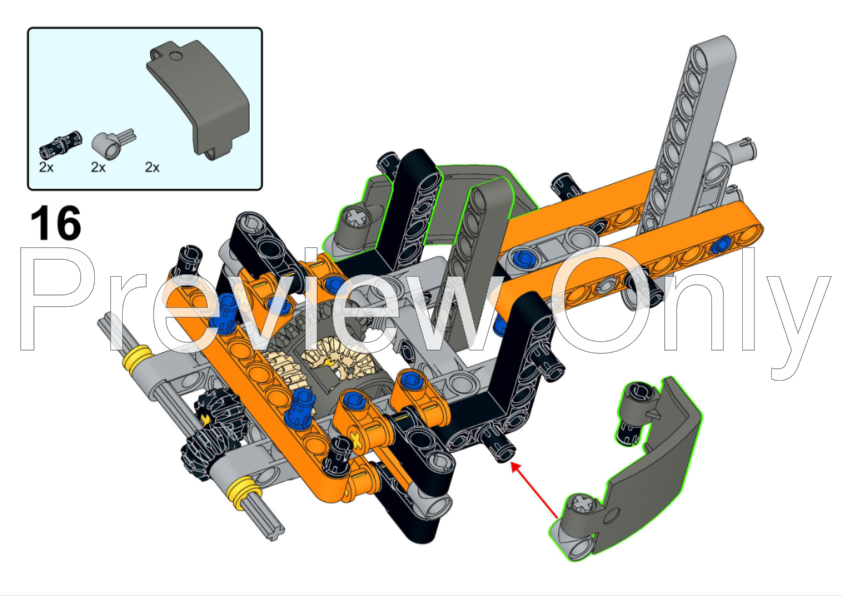 LEGO MOC Combine Harvester by Guys and Bricks | Rebrickable - Build ...