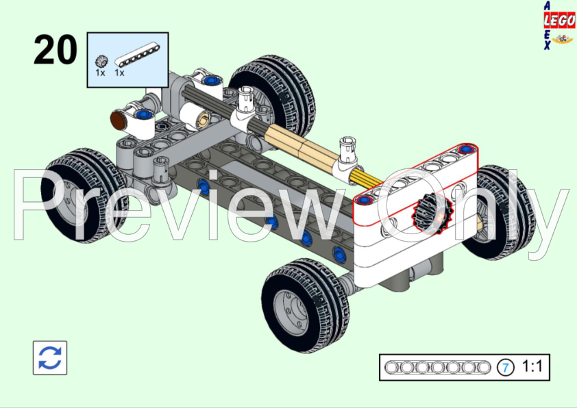 Lego Moc Scissor Lift 42167 Alternative By Erikgs Rebrickable Build