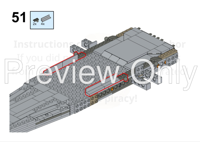 LEGO MOC 75331 Razor Crest modified by aachthor | Rebrickable - Build ...