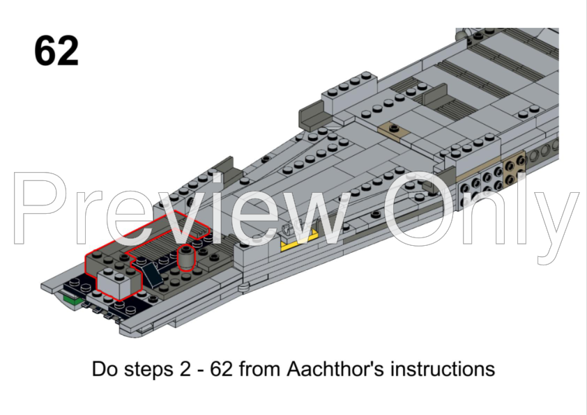 LEGO MOC 75331 Razor Crest modified by aachthor | Rebrickable - Build ...