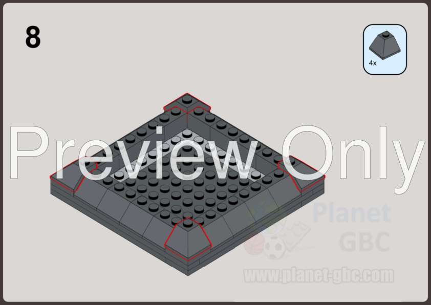 Lego Moc Brick Pedestal By Zachary Steinman By Planet Gbc