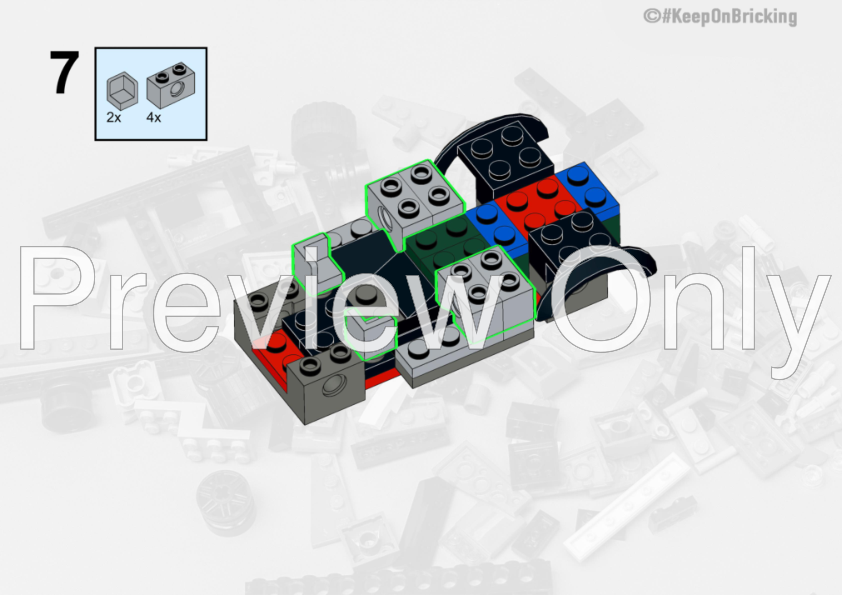 LEGO MOC 75881 Minivan by Keep On Bricking | Rebrickable - Build with LEGO