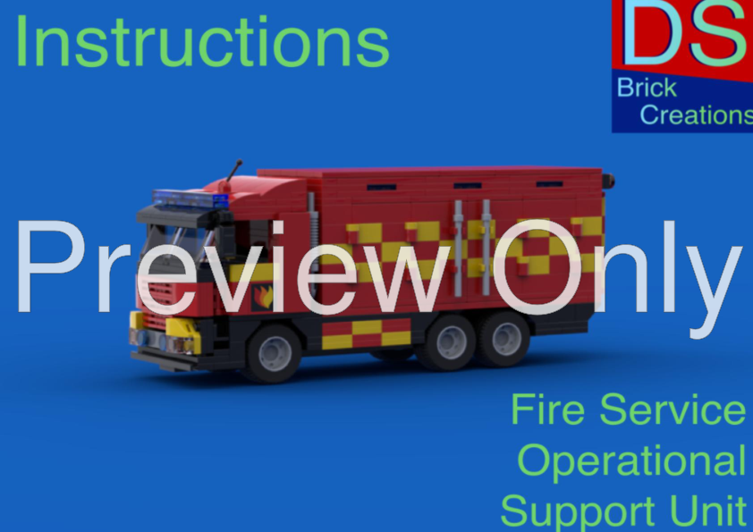 LEGO MOC Fire Service Operational Support Unit by DS Brick Creations ...