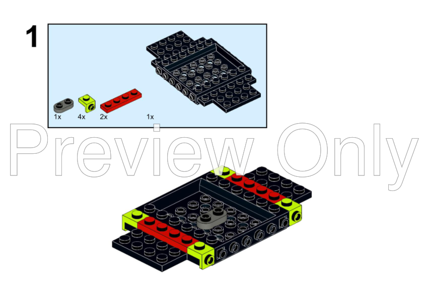 LEGO MOC Classic Dodge Challenger – Modified Lego set #76904 by Gaudy ...