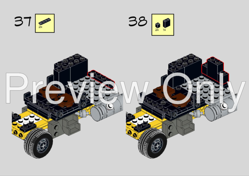 Lego Moc Kenworth W900 By Owstin Rebrickable Build With Lego