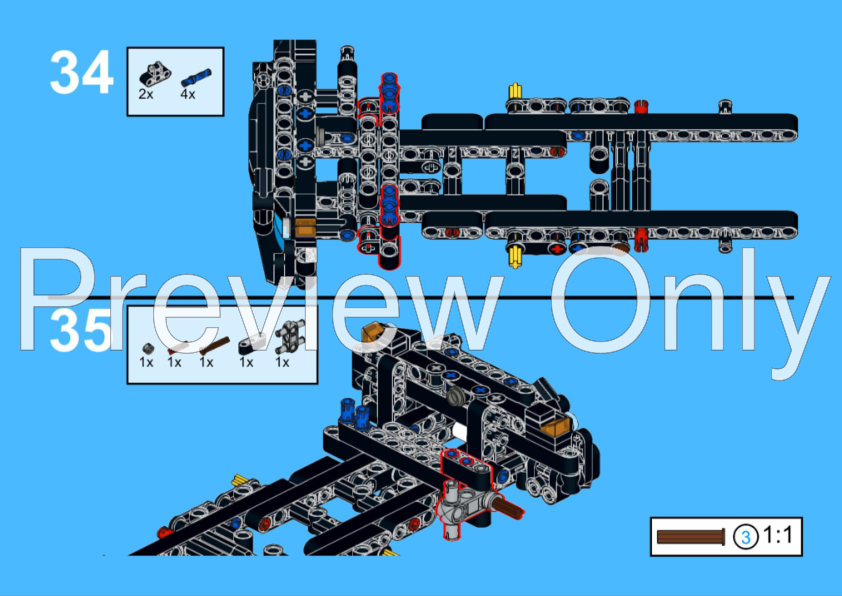 Lego Moc Ford Mustang Rc Powered With Buwizz Buggy Motor By Lubuilder