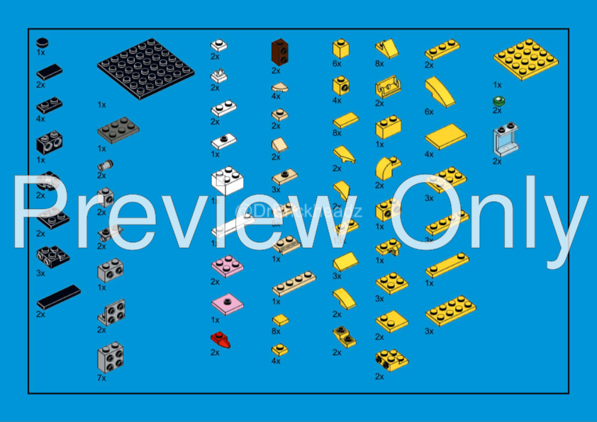 LEGO MOC Super Sonic (Sonic the Hedghehog) Brickheadz Instructions by ...