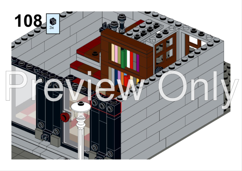 LEGO MOC Library Modular by jseibert37 | Rebrickable - Build with LEGO