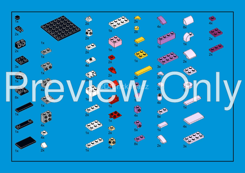 LEGO MOC Blaze the Cat (Sonic the Hedghehog) Brickheadz Instructions by ...