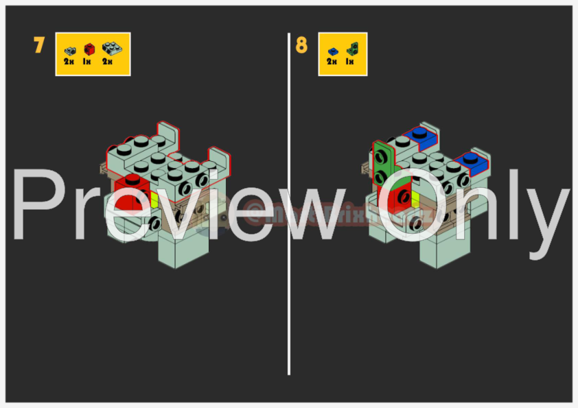 LEGO MOC Ben Quadinaros Brickheadz MOC Instructions + Parts List by ...