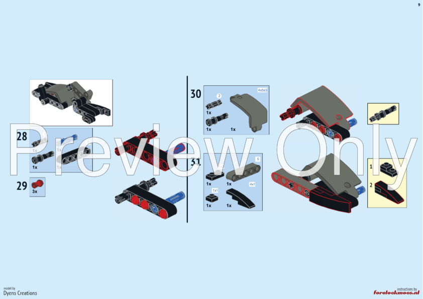 LEGO MOC LEGO 42151 - BUMBLEBEE TRANSFORMER by Dyens Creations ...