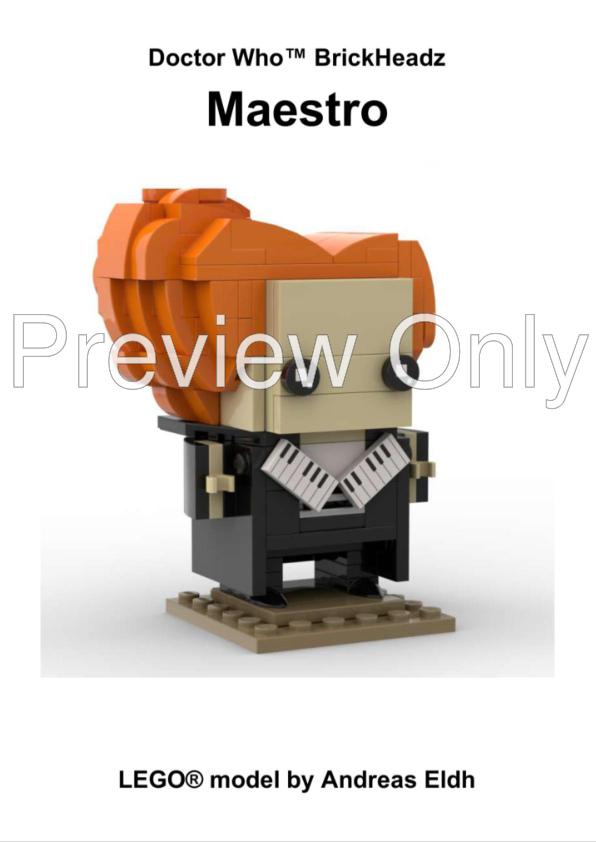 LEGO MOC Doctor Who: Maestro by Andreas_Eldh | Rebrickable - Build with ...