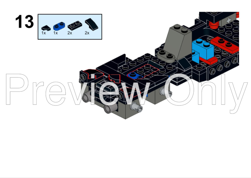 LEGO MOC Semi Truck 76922 by EliOriginal | Rebrickable - Build with LEGO