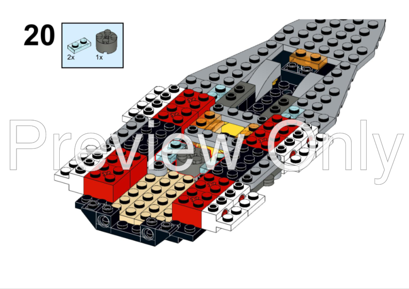 Lego Moc Galaxy Fighter Yf 23 Inspired Alternate Build Of 2 X 60430