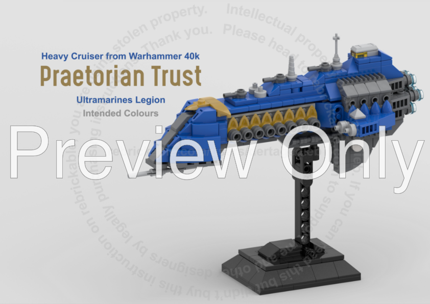 LEGO MOC-185374 Warhammer 40k Heavy Cruiser by dertagedieb ...