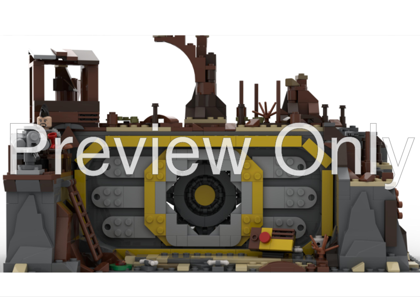 LEGO MOC Fallout TV Vault Door by Texta217 | Rebrickable - Build with LEGO