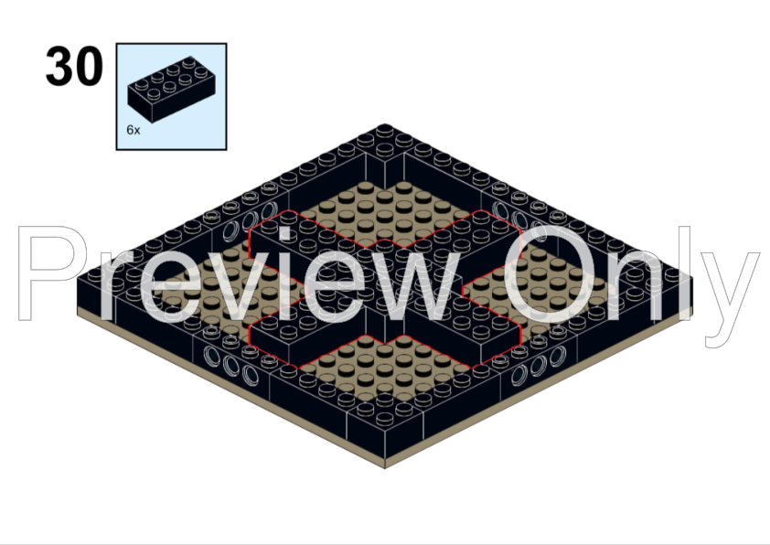 Lego Moc Display For Set 60434 Space Base And Rocket Launchpad By