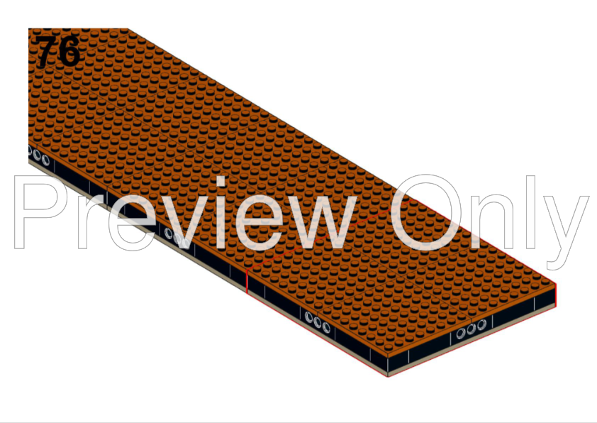 Lego Moc Display For Set 60434 Space Base And Rocket Launchpad By